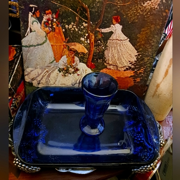 Anchor Hocking | Kitchen | Anchor Cobalt Ovenware Drinkingglass Nice ...